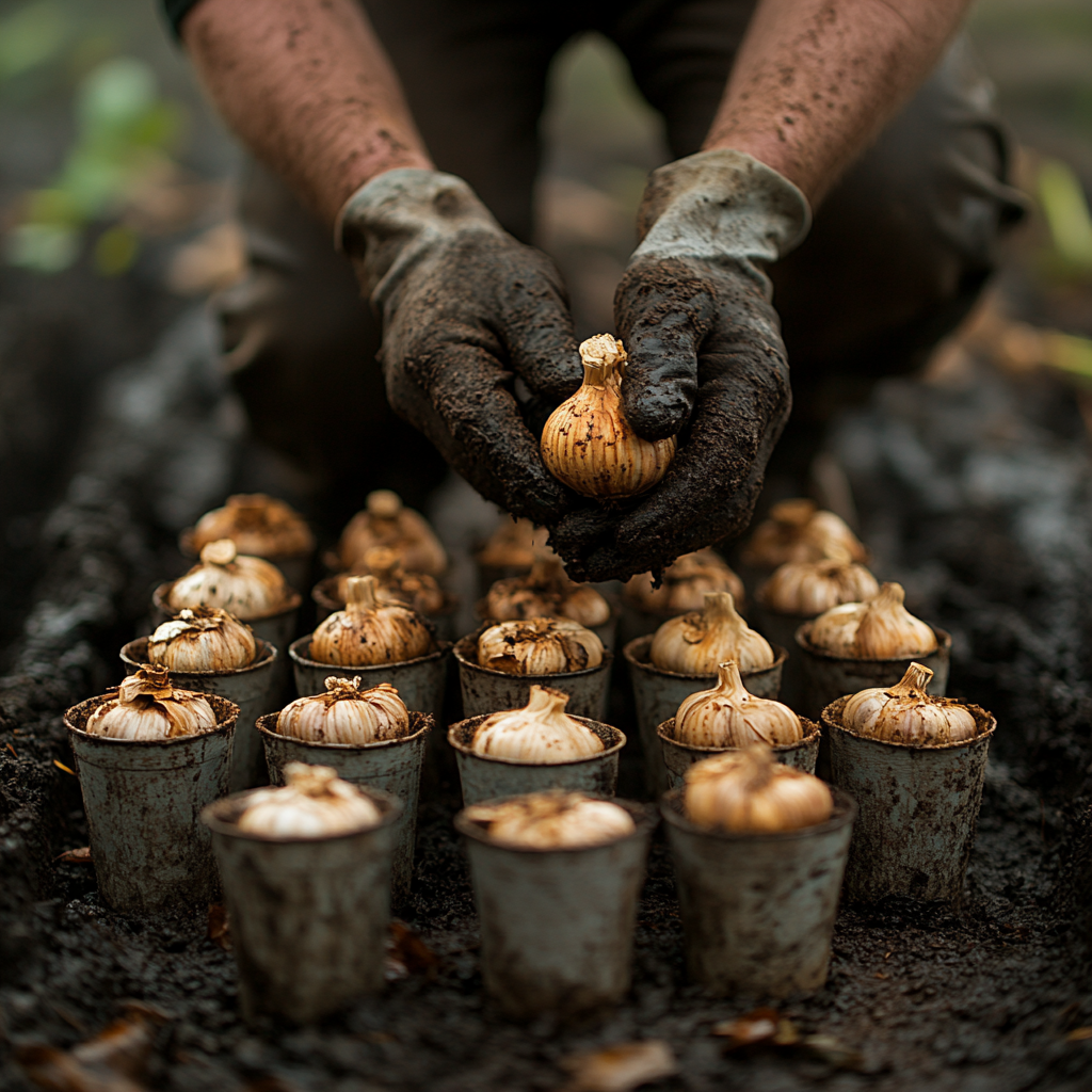 How to Plant Garlic Cloves in Pots for a Bountiful Container Harvest ...