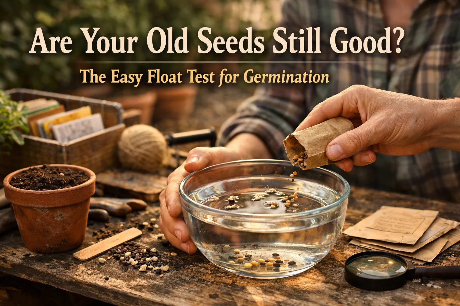 Are Your Old Seeds Still Good? The Easy Float Test for Germination ...